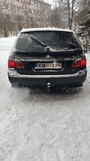 Black BMW 530 2005 in Riga, with an engine capacity of 3.00 L and mileage of 355 thousand km for 2890 €, photo 8 on AUTOMOTO.COM.LV