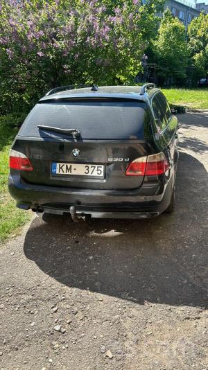 Black BMW 530 2005 in Riga, with an engine capacity of 3.00 L and mileage of 355 thousand km for 2890 €, photo 15 on AUTOMOTO.COM.LV