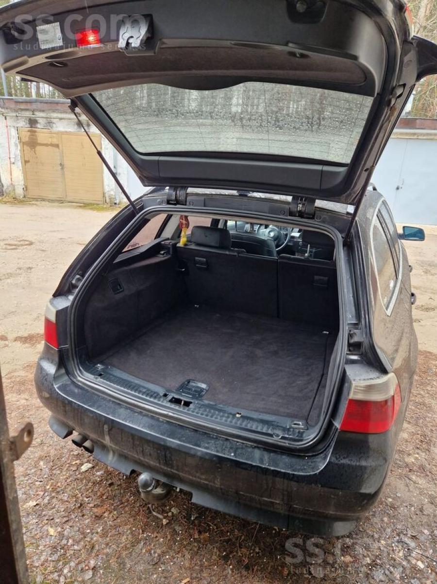 Black BMW 530 2005 in Riga, with an engine capacity of 3.00 L and mileage of 355 thousand km for 2890 €, photo 31 on AUTOMOTO.COM.LV