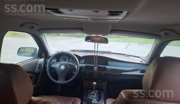 Melns BMW 530 2005 Jelgava, ar dzinēja tilpumu 3.00 L un nobraukumu 416 tūkst. km par 3750 €, foto 5 vietnē AUTOMOTO.COM.LV