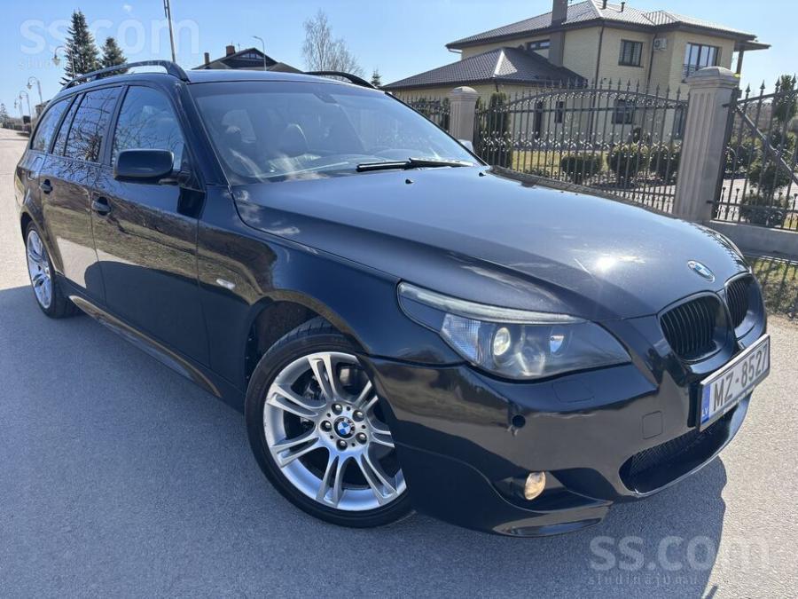 Black BMW 530 2005 in Bauska, with an engine capacity of 3.00 L and mileage of 427 thousand km for 3300 €, photo 4 on AUTOMOTO.COM.LV