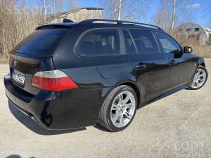 Black BMW 530 2005 in Bauska, with an engine capacity of 3.00 L and mileage of 427 thousand km for 3300 €, photo 13 on AUTOMOTO.COM.LV