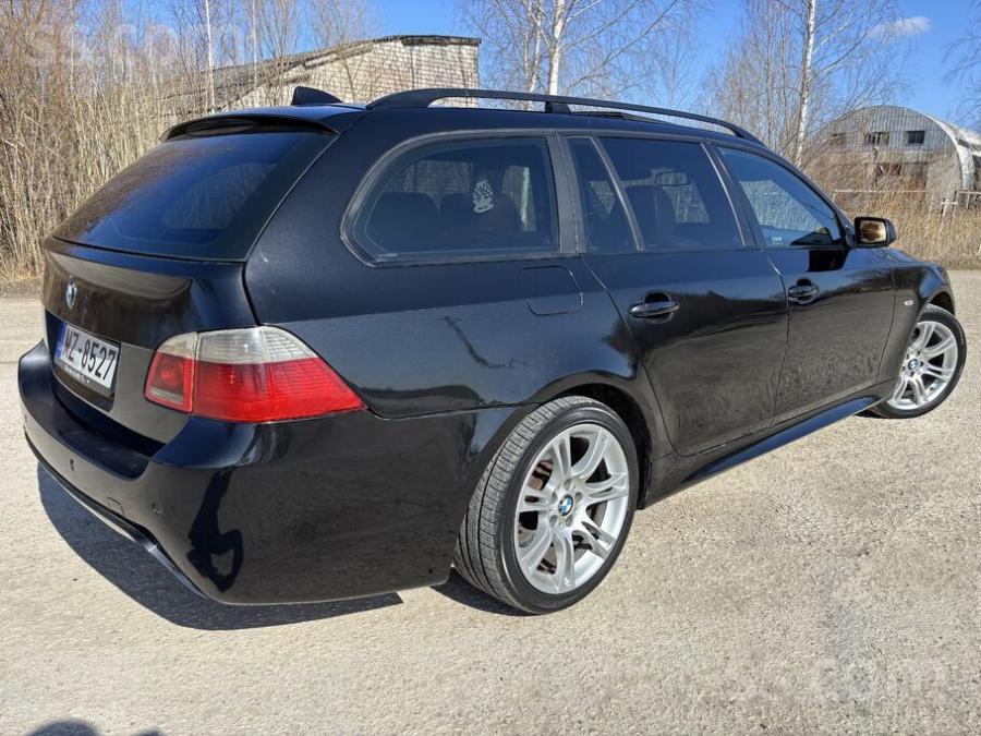 Black BMW 530 2005 in Bauska, with an engine capacity of 3.00 L and mileage of 427 thousand km for 3300 €, photo 13 on AUTOMOTO.COM.LV