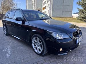 Black BMW 530 2005 in Bauska, with an engine capacity of 3.00 L and mileage of 427 thousand km for 3300 €, photo 15 on AUTOMOTO.COM.LV