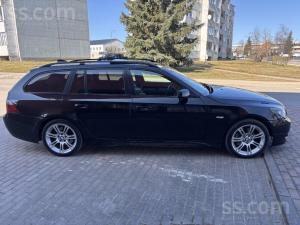 Black BMW 530 2005 in Bauska, with an engine capacity of 3.00 L and mileage of 427 thousand km for 3300 €, photo 16 on AUTOMOTO.COM.LV