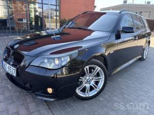 Black BMW 530 2005 in Bauska, with an engine capacity of 3.00 L and mileage of 427 thousand km for 3300 €, photo 23 on AUTOMOTO.COM.LV