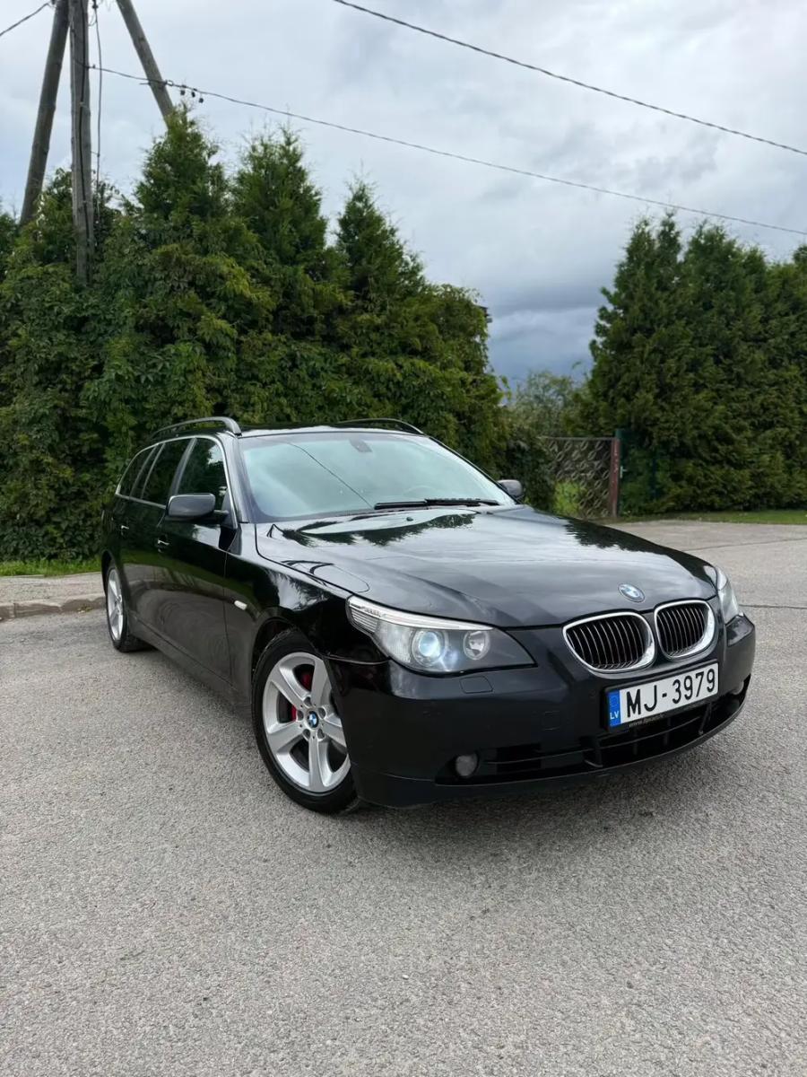 Black BMW 530 2005 in Riga, with an engine capacity of 3.00 L and mileage of 336 thousand km for 3800 €, photo 3 on AUTOMOTO.COM.LV