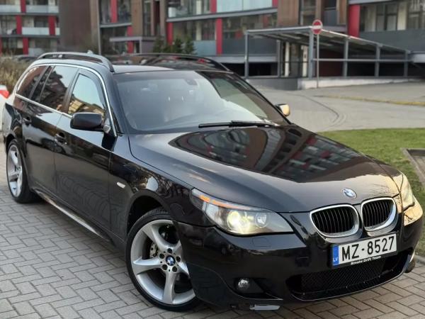 Black BMW 530 2005 in Riga, with an engine capacity of 3.00 L and mileage of 409 thousand km for 3790 €, photo 1 on AUTOMOTO.COM.LV