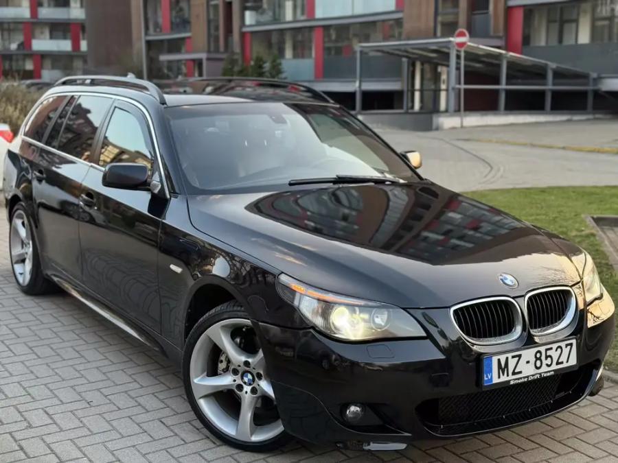 Black BMW 530 2005 in Riga, with an engine capacity of 3.00 L and mileage of 409 thousand km for 3790 €, photo 1 on AUTOMOTO.COM.LV