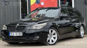 Black BMW 530 2005 in Riga, with an engine capacity of 3.00 L and mileage of 388 thousand km for 1990 €, photo 3 on AUTOMOTO.COM.LV