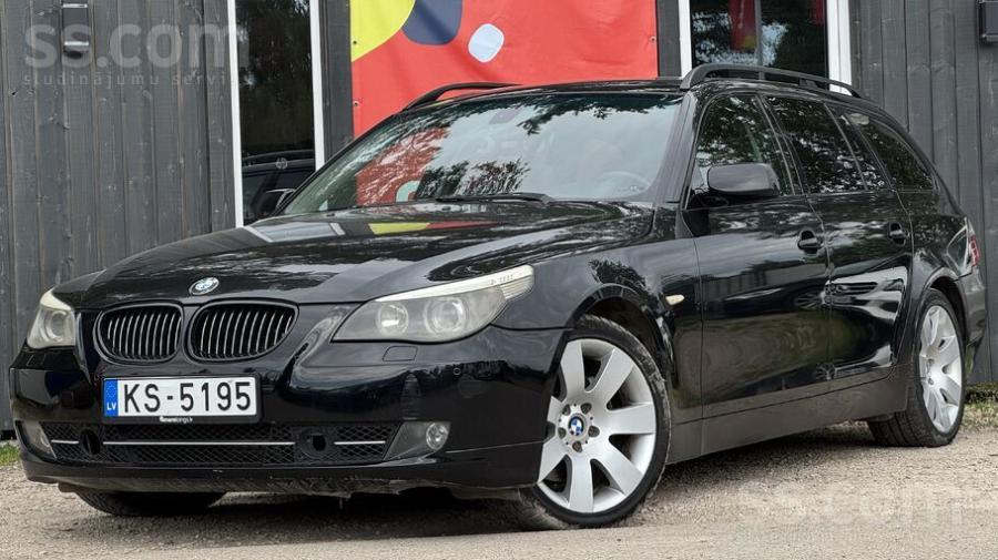 Black BMW 530 2005 in Riga, with an engine capacity of 3.00 L and mileage of 388 thousand km for 1990 €, photo 3 on AUTOMOTO.COM.LV