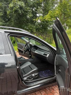 Melns BMW 530 2005 Preiļi, ar dzinēja tilpumu 3.00 L un nobraukumu 369 tūkst. km par 2700 €, foto 5 vietnē AUTOMOTO.COM.LV