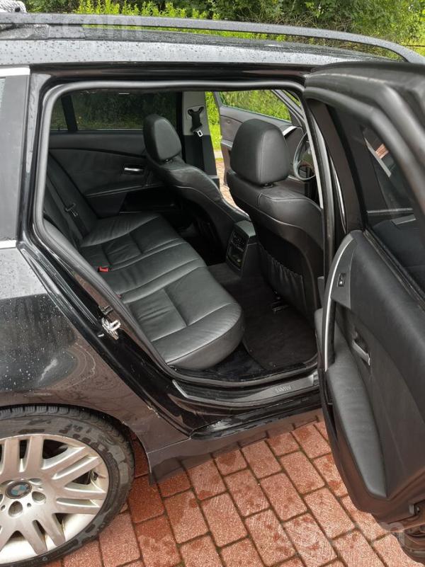 Black BMW 530 2005 in Preili, with an engine capacity of 3.00 L and mileage of 369 thousand km for 2700 €, photo 5 on AUTOMOTO.COM.LV