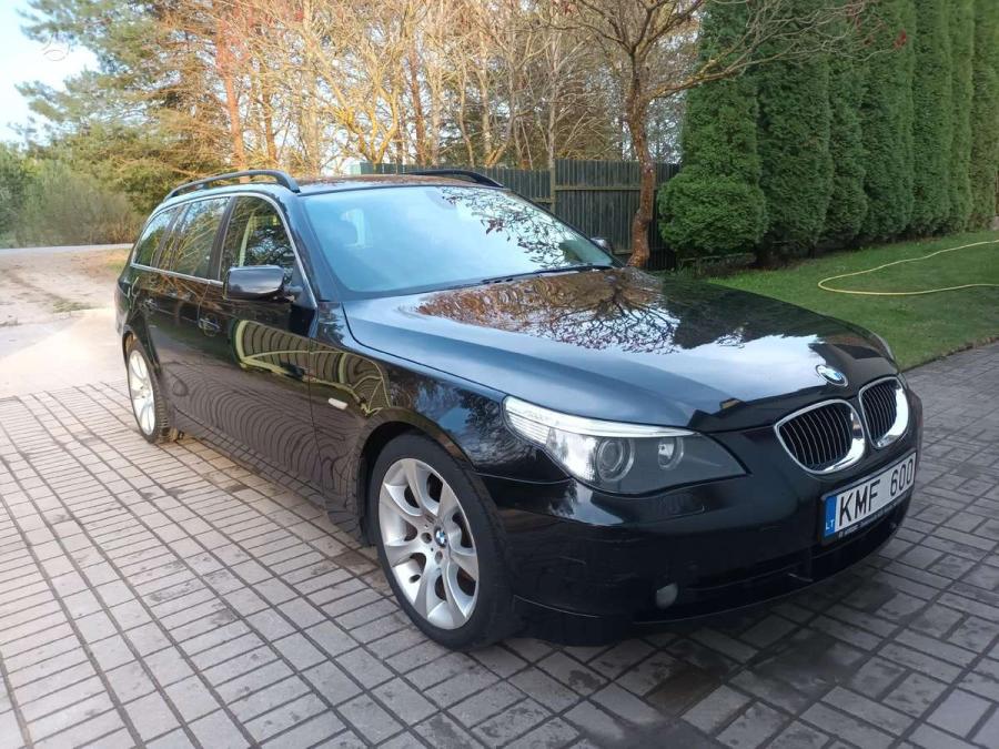 Melns BMW 530 2005 Viļņa, ar dzinēja tilpumu 2.99 L un nobraukumu 274 tūkst. km par 3650 €, foto 1 vietnē AUTOMOTO.COM.LV