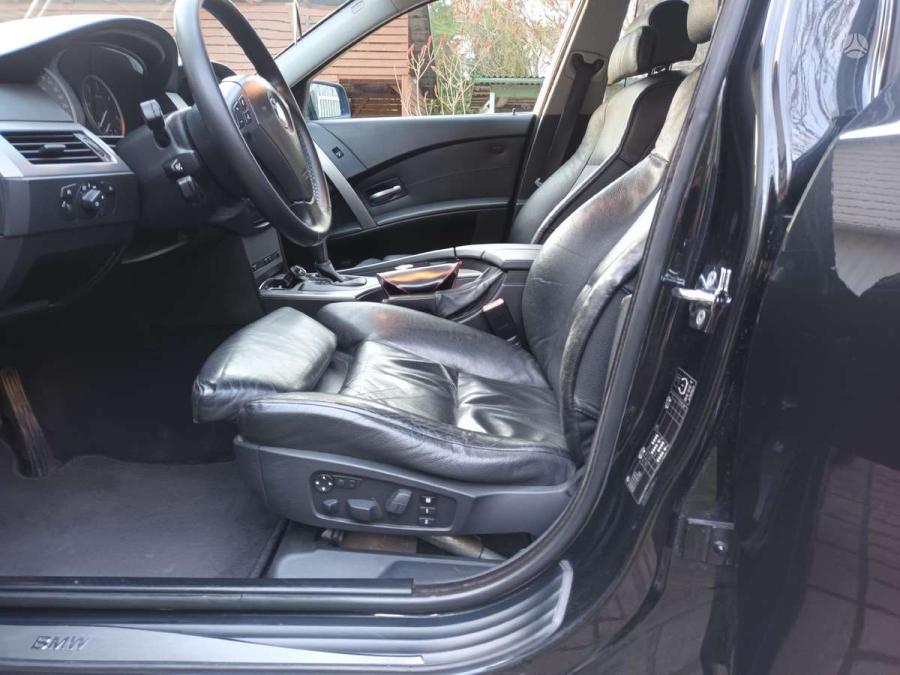 Melns BMW 530 2005 Viļņa, ar dzinēja tilpumu 2.99 L un nobraukumu 274 tūkst. km par 3650 €, foto 14 vietnē AUTOMOTO.COM.LV