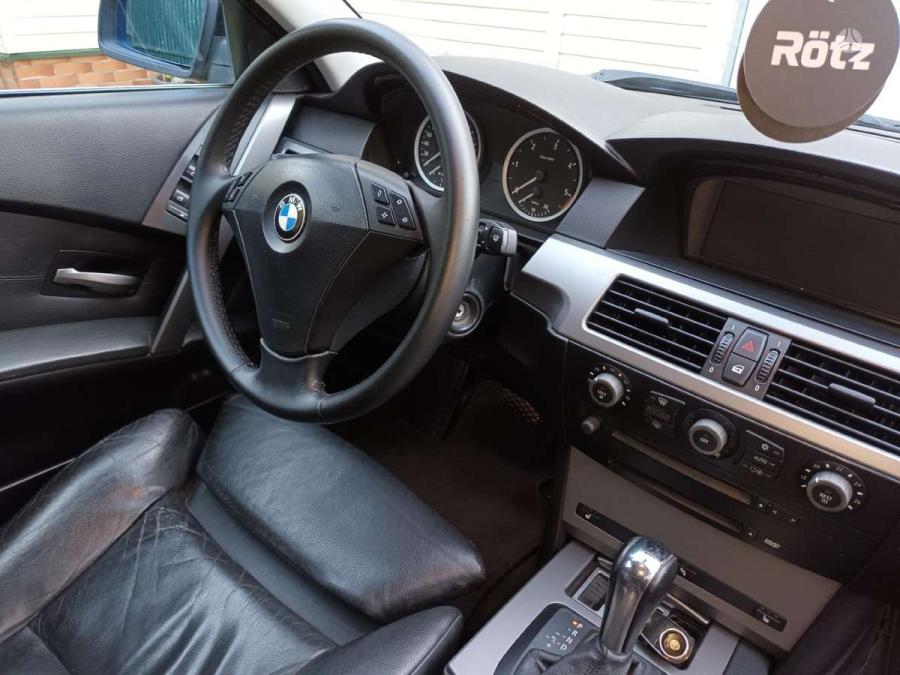 Melns BMW 530 2005 Viļņa, ar dzinēja tilpumu 2.99 L un nobraukumu 274 tūkst. km par 3650 €, foto 21 vietnē AUTOMOTO.COM.LV