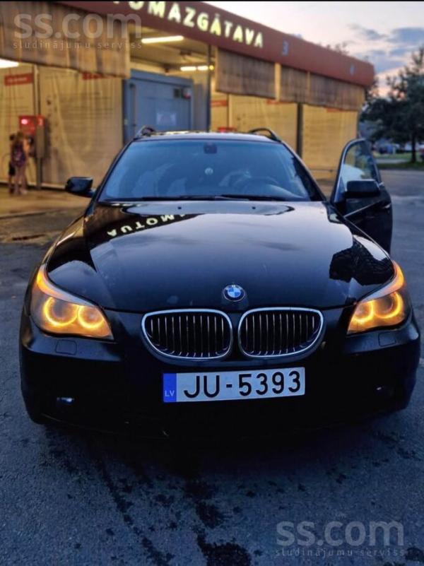 Melns BMW 530 2005 Rīga, ar dzinēja tilpumu 3.00 L un nobraukumu 421 tūkst. km par 3400 €, foto 1 vietnē AUTOMOTO.COM.LV