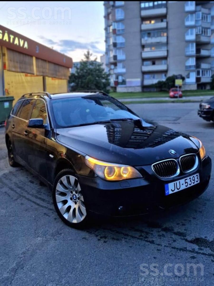 Black BMW 530 2005 in Riga, with an engine capacity of 3.00 L and mileage of 421 thousand km for 3400 €, photo 3 on AUTOMOTO.COM.LV