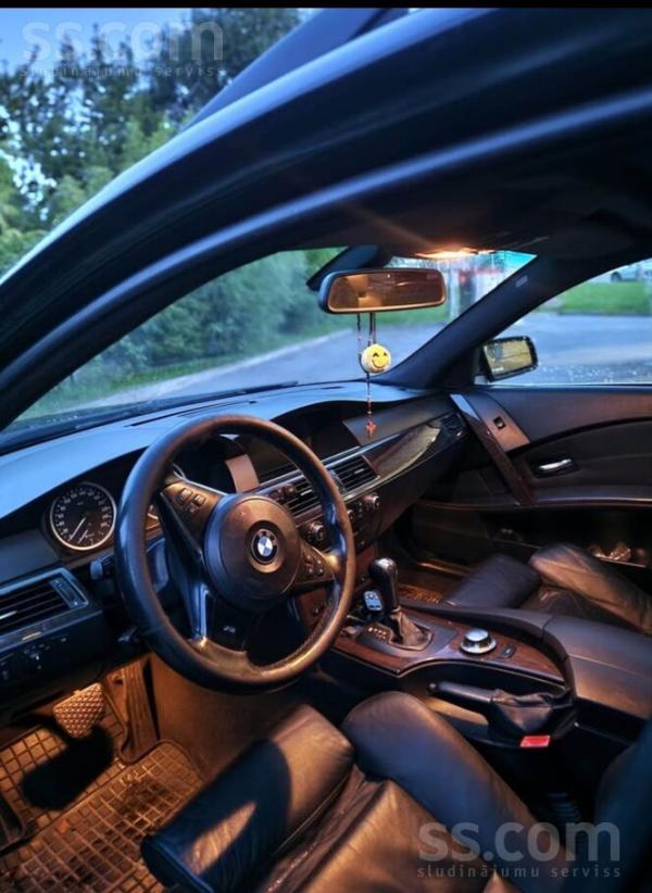 Melns BMW 530 2005 Rīga, ar dzinēja tilpumu 3.00 L un nobraukumu 421 tūkst. km par 3400 €, foto 5 vietnē AUTOMOTO.COM.LV