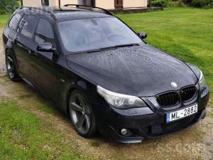 Melns BMW 530 2005 Rīga, ar dzinēja tilpumu 3.00 L un nobraukumu 370 tūkst. km par 5400 €, foto  vietnē AUTOMOTO.COM.LV