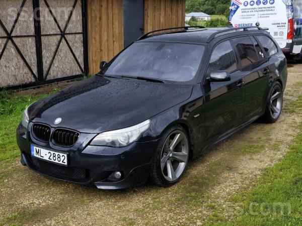 Melns BMW 530 2005 Rīga, ar dzinēja tilpumu 3.00 L un nobraukumu 370 tūkst. km par 5400 €, foto 3 vietnē AUTOMOTO.COM.LV
