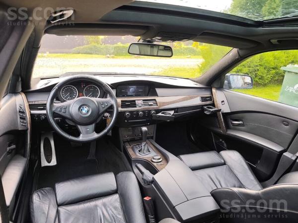 Melns BMW 530 2005 Rīga, ar dzinēja tilpumu 3.00 L un nobraukumu 370 tūkst. km par 5400 €, foto 7 vietnē AUTOMOTO.COM.LV