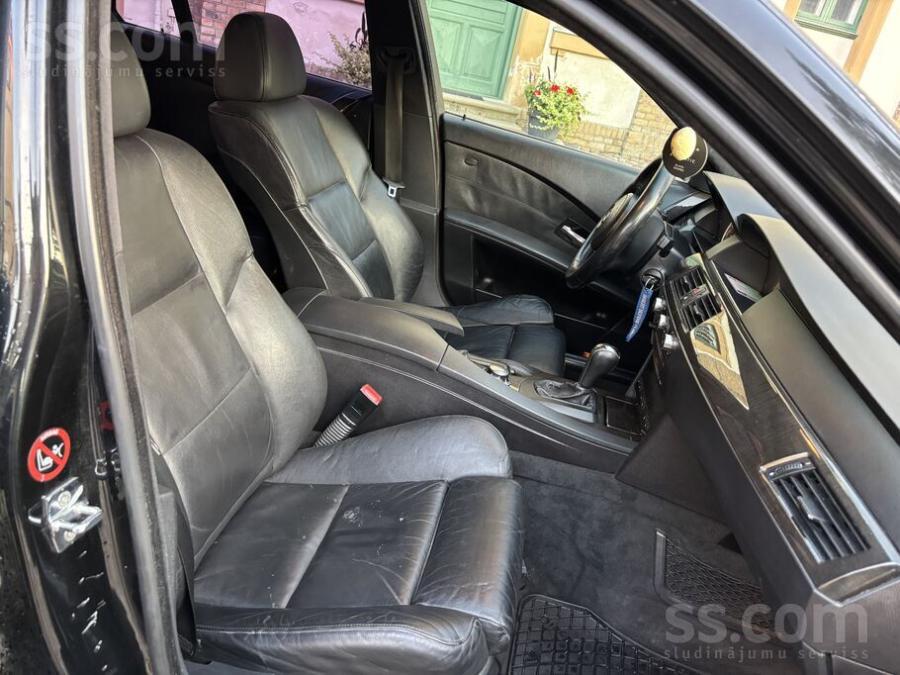 Черный БМВ 530 2005 в Бауска, объемом двигателя 3.00 л и пробегом 422 тыс. км за 2890 €, фото 14 на AUTOMOTO.COM.LV