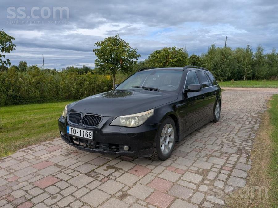 Melns BMW 530 2005 Bauska, ar dzinēja tilpumu 3.00 L un nobraukumu 430 tūkst. km par 2499 €, foto 1 vietnē AUTOMOTO.COM.LV