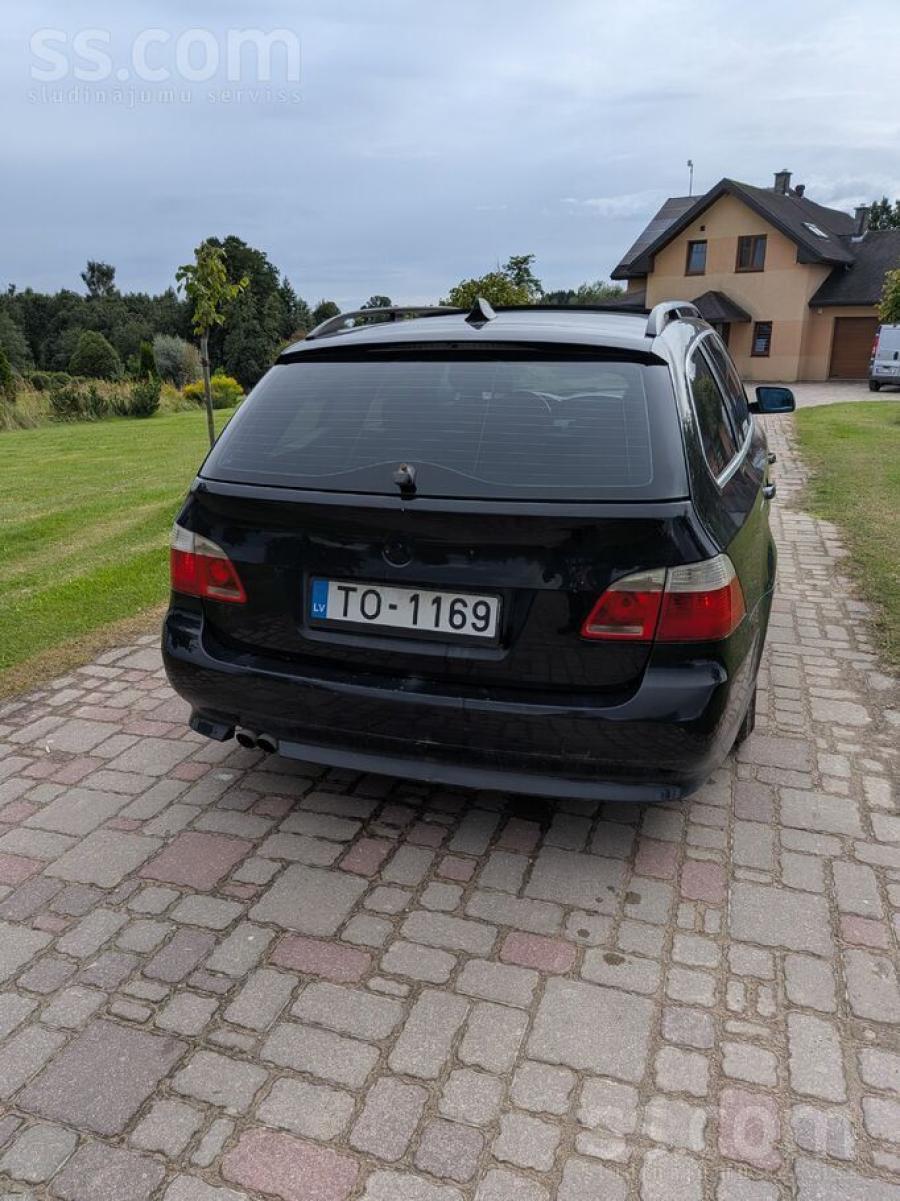 Melns BMW 530 2005 Bauska, ar dzinēja tilpumu 3.00 L un nobraukumu 430 tūkst. km par 2499 €, foto 6 vietnē AUTOMOTO.COM.LV