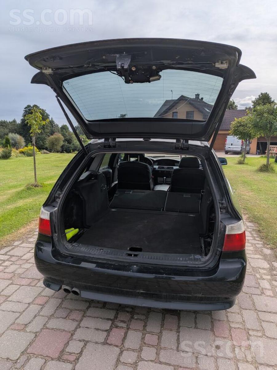 Melns BMW 530 2005 Bauska, ar dzinēja tilpumu 3.00 L un nobraukumu 430 tūkst. km par 2499 €, foto 7 vietnē AUTOMOTO.COM.LV