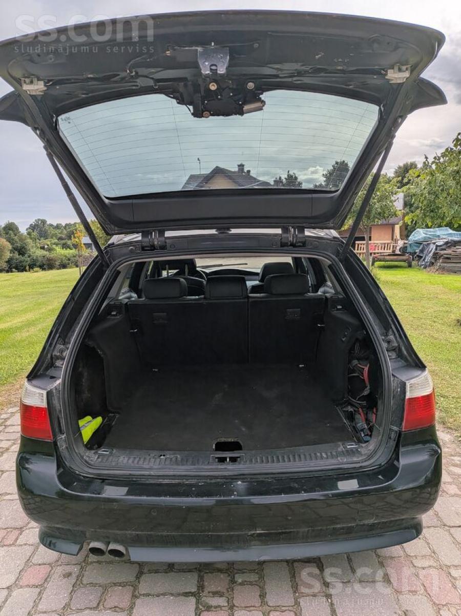 Melns BMW 530 2005 Bauska, ar dzinēja tilpumu 3.00 L un nobraukumu 430 tūkst. km par 2499 €, foto 8 vietnē AUTOMOTO.COM.LV