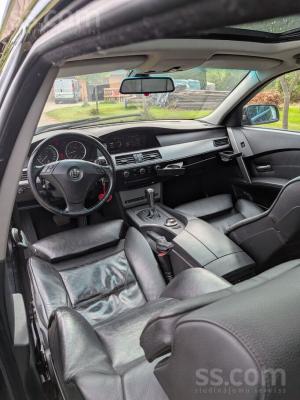 Melns BMW 530 2005 Bauska, ar dzinēja tilpumu 3.00 L un nobraukumu 430 tūkst. km par 2499 €, foto 17 vietnē AUTOMOTO.COM.LV