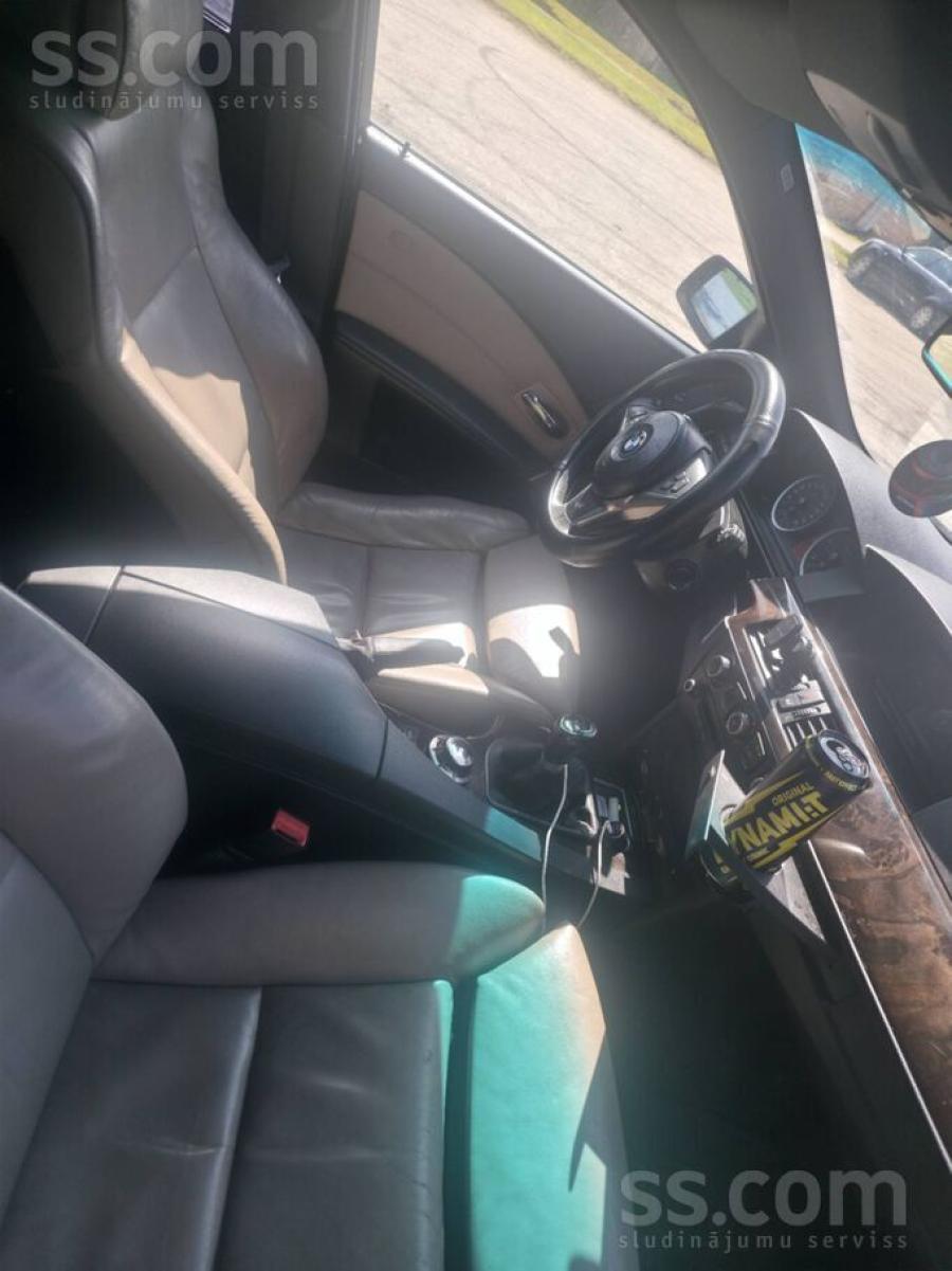 Melns BMW 530 2005 Gulbene, ar dzinēja tilpumu 3.00 L un nobraukumu 417 tūkst. km par 3500 €, foto 9 vietnē AUTOMOTO.COM.LV