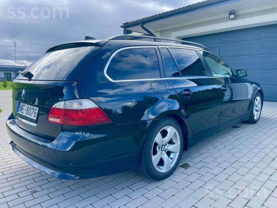 Black BMW 530 2005 in Jelgava, with an engine capacity of 3.00 L and mileage of 394 thousand km for 3900 €, photo 5 on AUTOMOTO.COM.LV