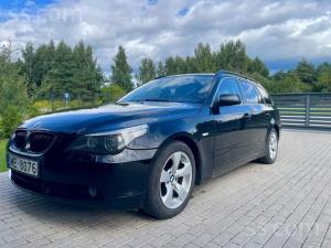 Black BMW 530 2005 in Jelgava, with an engine capacity of 3.00 L and mileage of 394 thousand km for 3900 €, photo 6 on AUTOMOTO.COM.LV