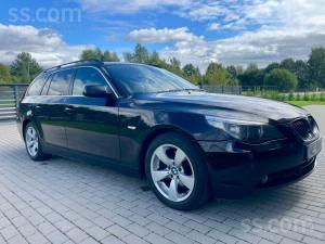 Black BMW 530 2005 in Jelgava, with an engine capacity of 3.00 L and mileage of 394 thousand km for 3900 €, photo 7 on AUTOMOTO.COM.LV