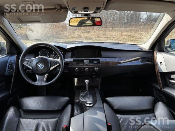 Black BMW 530 2005 in Riga, with an engine capacity of 3.00 L and mileage of 361 thousand km for 3500 €, photo 6 on AUTOMOTO.COM.LV