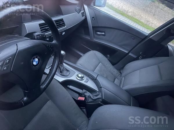 Melns BMW 530 2005 Rīga, ar dzinēja tilpumu 3.00 L un nobraukumu 426 tūkst. km par 1700 €, foto 11 vietnē AUTOMOTO.COM.LV