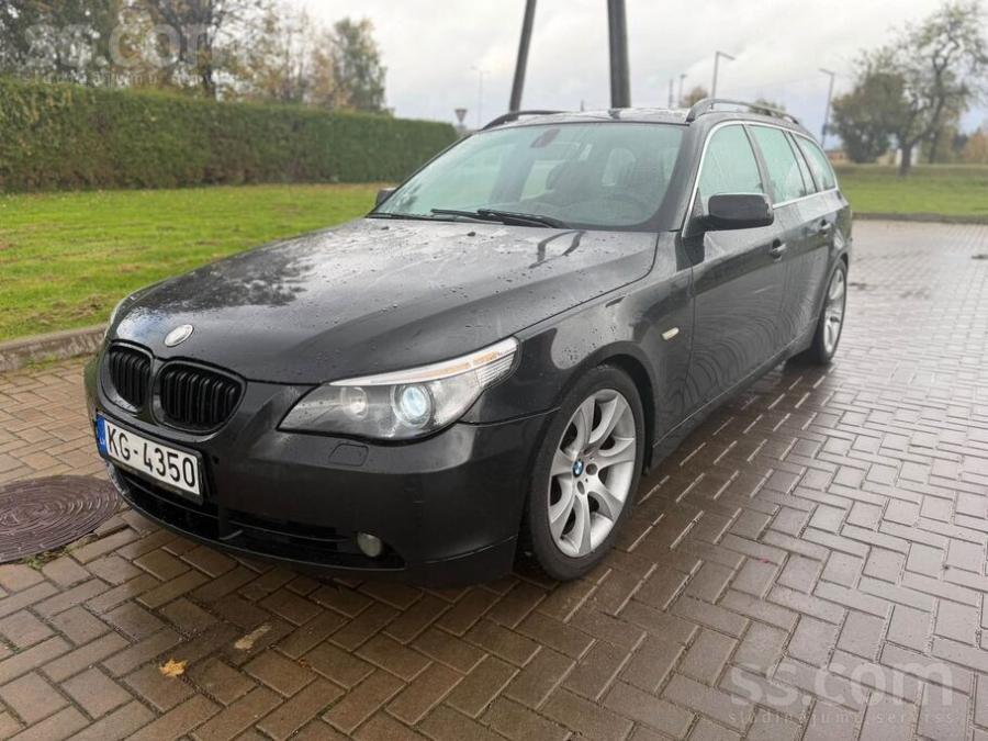 Melns BMW 530 2005 Ogre, ar dzinēja tilpumu 3.00 L un nobraukumu 492 tūkst. km par 3350 €, foto 1 vietnē AUTOMOTO.COM.LV