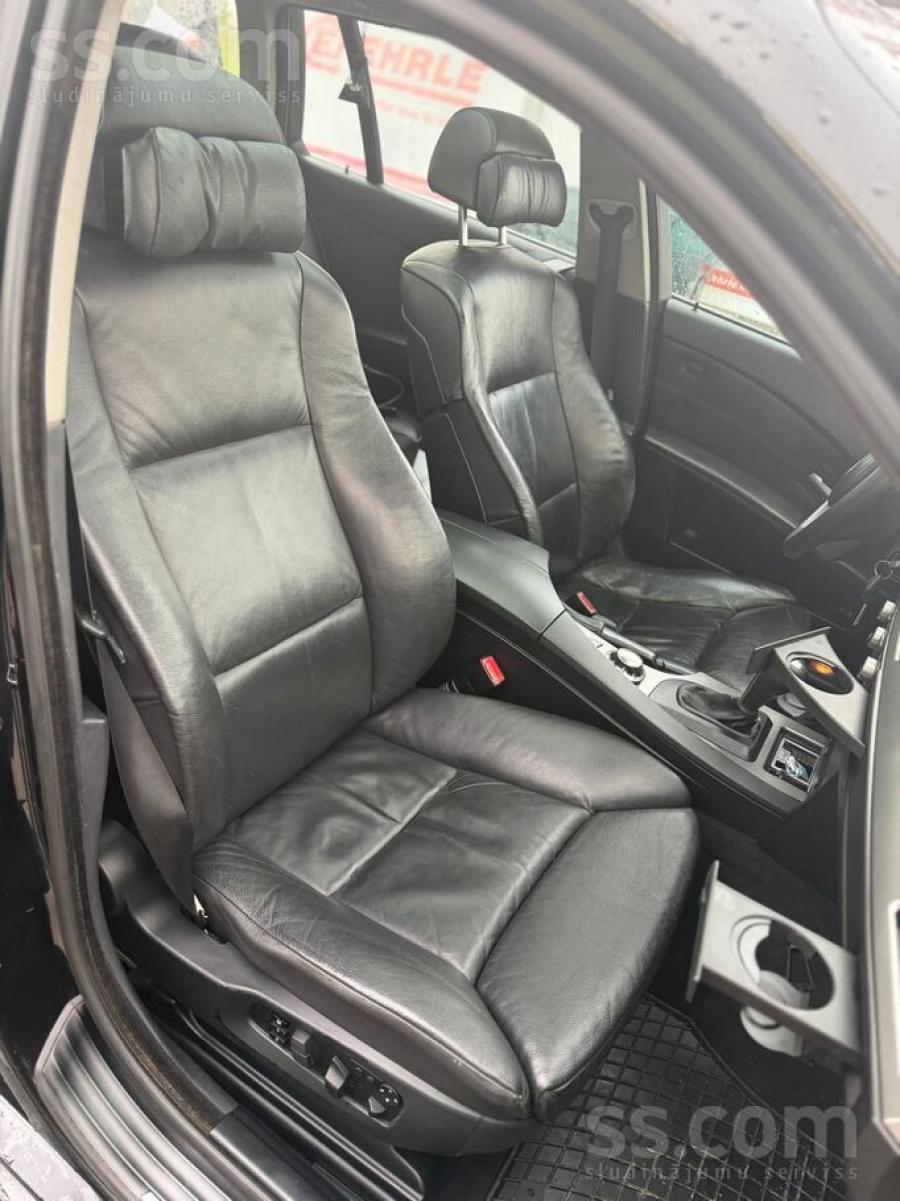 Melns BMW 530 2005 Ogre, ar dzinēja tilpumu 3.00 L un nobraukumu 492 tūkst. km par 3350 €, foto 14 vietnē AUTOMOTO.COM.LV