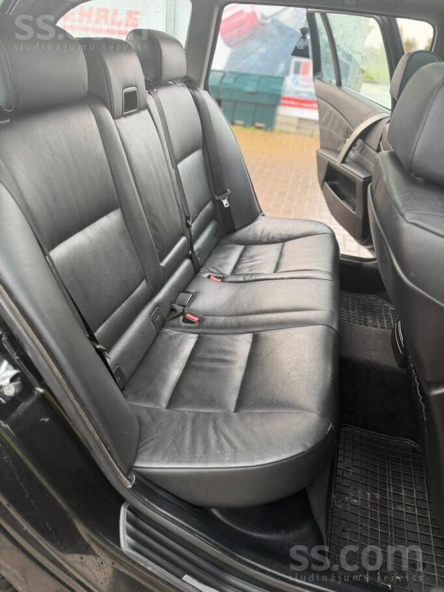Melns BMW 530 2005 Ogre, ar dzinēja tilpumu 3.00 L un nobraukumu 492 tūkst. km par 3350 €, foto 15 vietnē AUTOMOTO.COM.LV