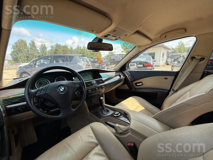 Melns BMW 530 2006 Rīga, ar dzinēja tilpumu 3.00 L un nobraukumu 297 tūkst. km par 8450 €, foto 24 vietnē AUTOMOTO.COM.LV