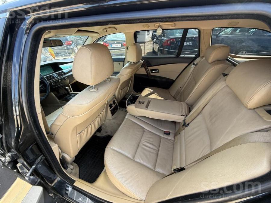 Melns BMW 530 2006 Rīga, ar dzinēja tilpumu 3.00 L un nobraukumu 297 tūkst. km par 8450 €, foto 25 vietnē AUTOMOTO.COM.LV