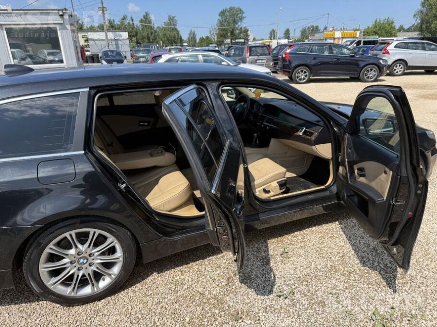 Melns BMW 530 2006 Rīga, ar dzinēja tilpumu 3.00 L un nobraukumu 297 tūkst. km par 8450 €, foto 29 vietnē AUTOMOTO.COM.LV