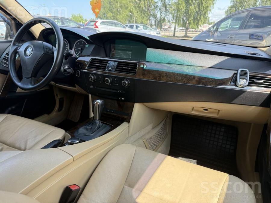 Melns BMW 530 2006 Rīga, ar dzinēja tilpumu 3.00 L un nobraukumu 297 tūkst. km par 8450 €, foto 31 vietnē AUTOMOTO.COM.LV