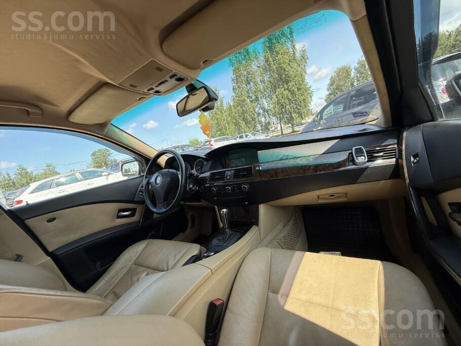 Melns BMW 530 2006 Rīga, ar dzinēja tilpumu 3.00 L un nobraukumu 297 tūkst. km par 8450 €, foto 32 vietnē AUTOMOTO.COM.LV