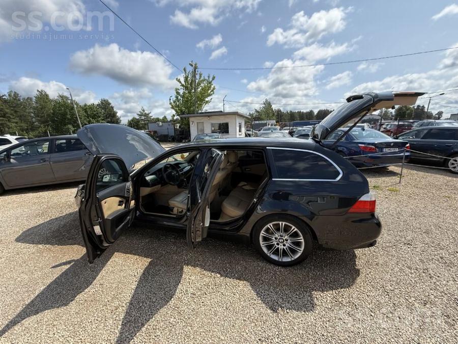 Melns BMW 530 2006 Rīga, ar dzinēja tilpumu 3.00 L un nobraukumu 297 tūkst. km par 8450 €, foto 33 vietnē AUTOMOTO.COM.LV