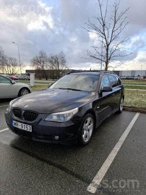 Melns BMW 530 2006 Rīga, ar dzinēja tilpumu 3.00 L un nobraukumu 309 tūkst. km par 4650 €, foto  vietnē AUTOMOTO.COM.LV
