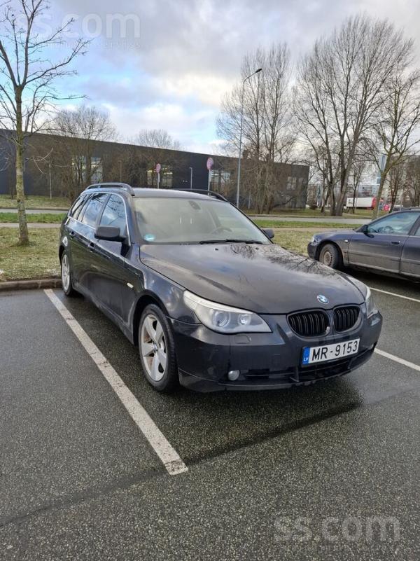 Black BMW 530 2006 in Riga, with an engine capacity of 3.00 L and mileage of 309 thousand km for 4650 €, photo 2 on AUTOMOTO.COM.LV