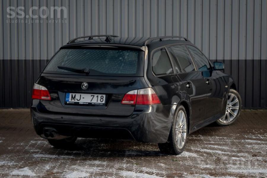 Melns BMW 530 2006 Talsi, ar dzinēja tilpumu 3.00 L un nobraukumu 332 tūkst. km par 4990 €, foto 7 vietnē AUTOMOTO.COM.LV
